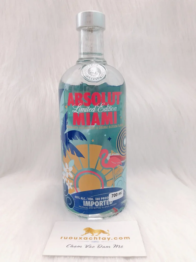 Rượu Vodka Absolut Miami Bản Giới Hạn