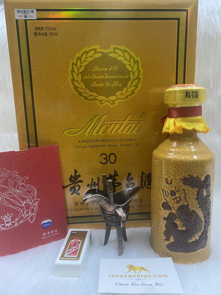 Rượu Mao Đài 30 Năm - Kweichow Moutai 30 Year Old 53% 500ml